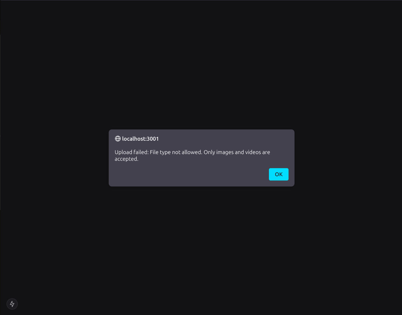 Next.js image and video upload
